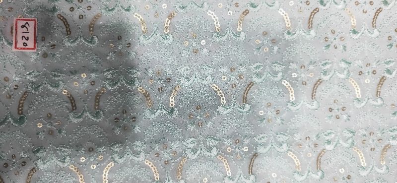 Embroidered Georgette Fabric Dealers in Kosad, Surat | Embroidered ...
